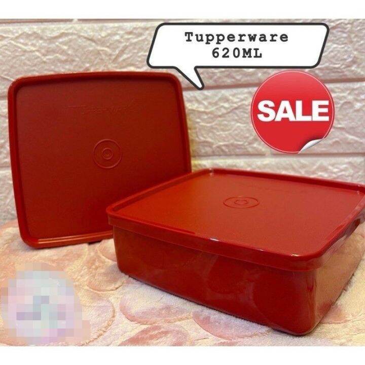 Tupperware Large Square Away 620ml | Lazada