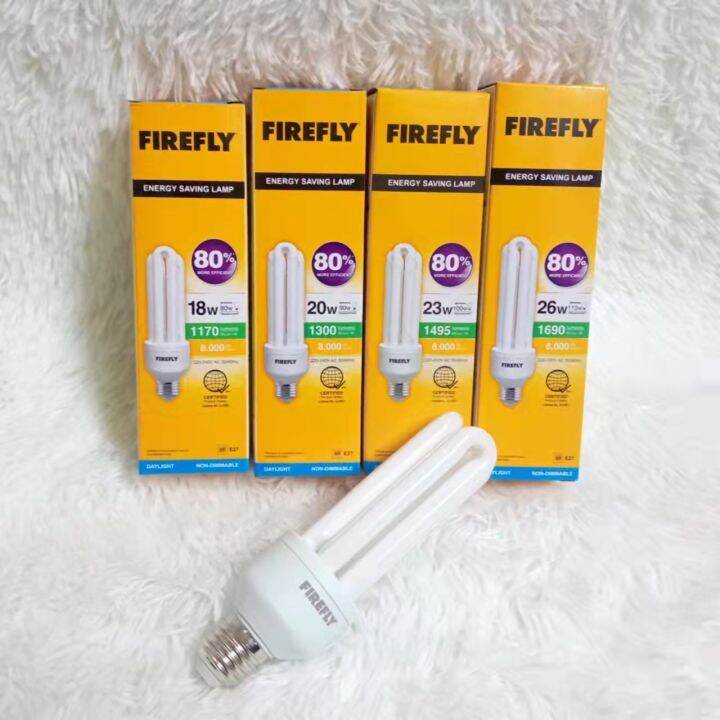 Firefly Energy Saving Lamps 3U E27 (daylight) 18w-26w | Lazada PH
