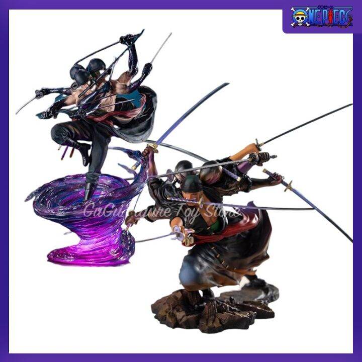【100% ORIGINAL】One Piece Roronoa Zoro Anime Figures 26cm Ashura 9 ...
