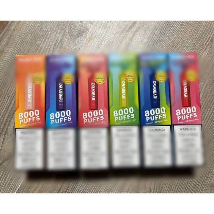 Dragbar 8000 Puff Disposable chargaeble | Lazada PH