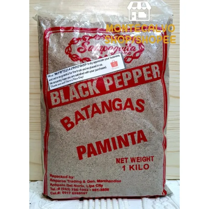 BATANGAS PAMINTA (Black Pepper) 1-Kilo | Lazada PH
