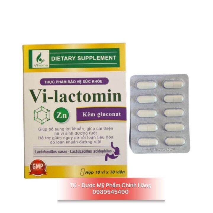 Viên Uống Vi - Lactomin Bổ Sung Lợi Khuẩn, Cải Thiện Đường Tiêu Hóa ...