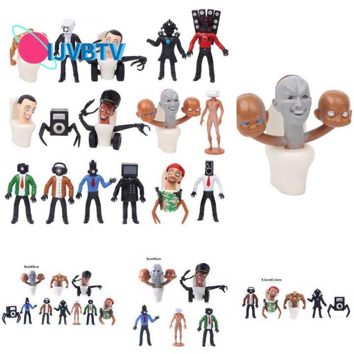 IJVBTV Skibidi Toilet Skibidi Toilet Action Figure Figure Monitor ...