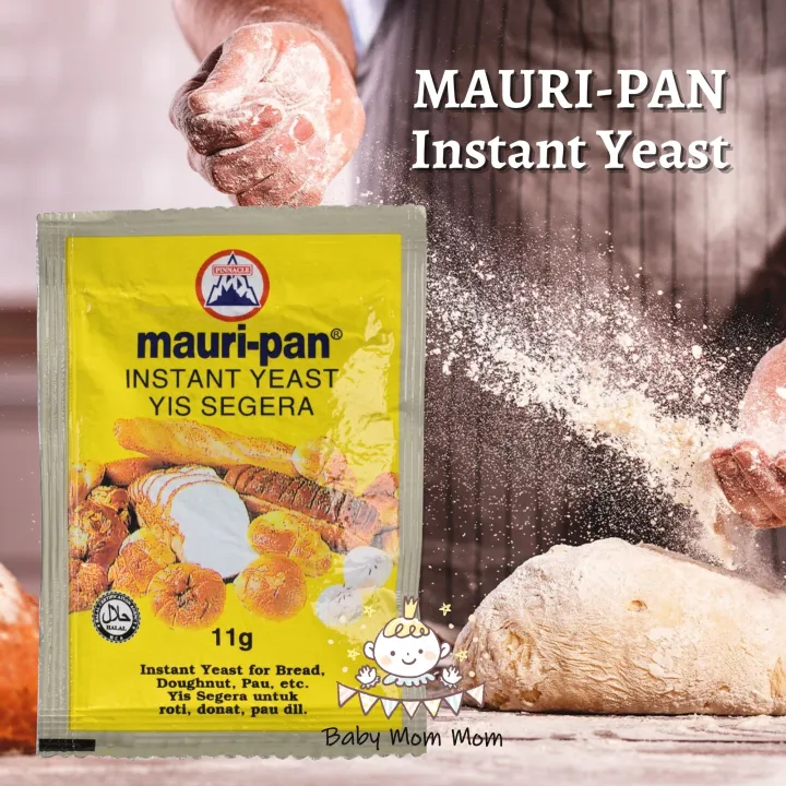 Instant Yeast 11g Mauri-Pan Yis Segera 即用酵母菌 Halal Yis Segera Ibu Roti ...