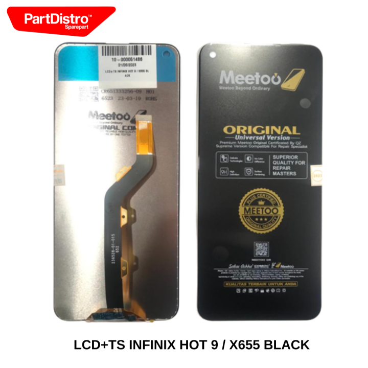 LCD TS FULLSET INFINIX HOT 9 / X655 BLACK | Lazada Indonesia
