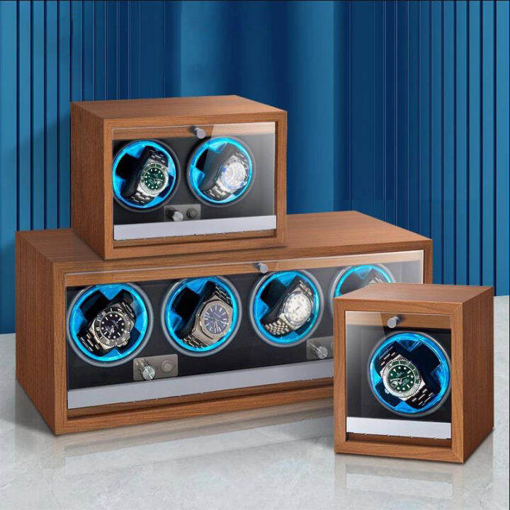 Luxury Watch Winder High-End 1/2/4 Slot Wood Automatic Watches Box with ...