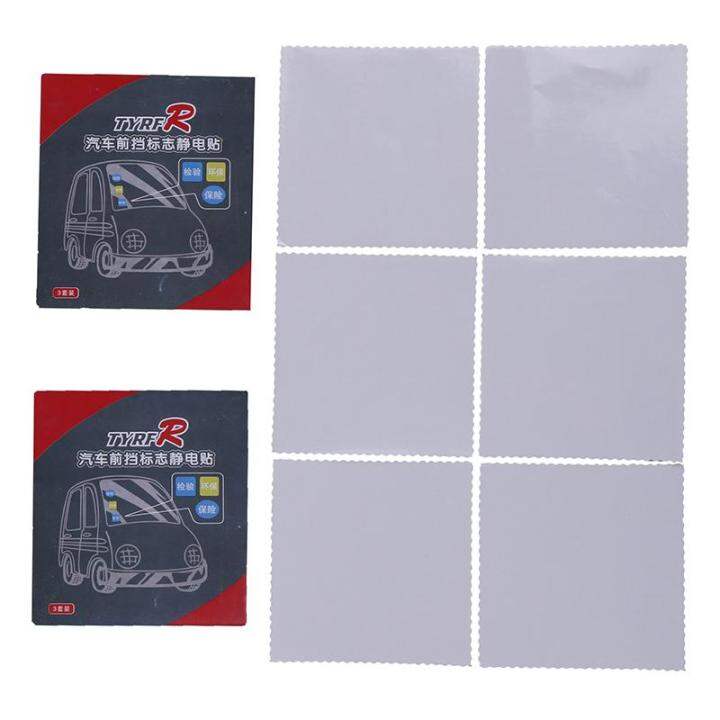 ZHANTONG 6 Buah/Lot Pelapis Pasta Elektrostatis Mobil Pelapis Kaca ...