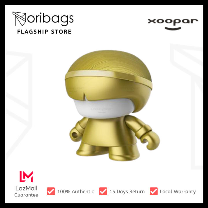 XOOPAR Boy Mini 3W Wireless Art Toy Speaker Metallic Edition - Gold ...