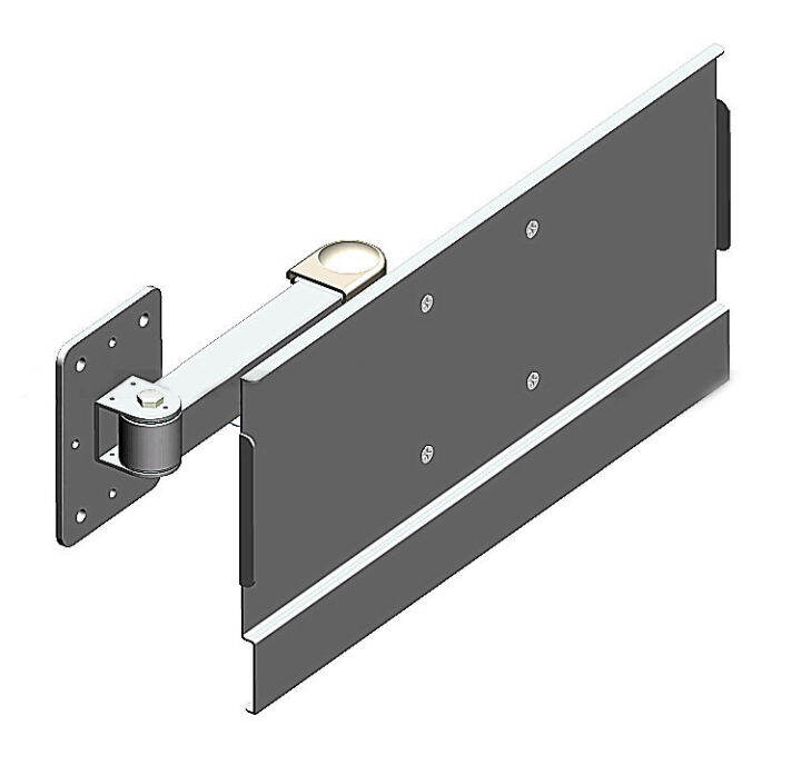 S201B rotating wall mount with mouse and keyboard, wall mounted side ...