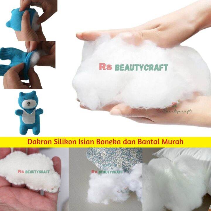 Dakron putih super Dacron silicone isi bantal kiloan murah Grade A asli ...