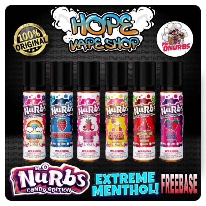 Mr. Onurbs Candy Edition FREEBASE ejuice 50/50 ALL EXTREME MENTHOL | Lazada PH