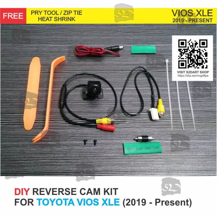 Toyota Vios XLE (Gen 4/4.5) Night Vision IR Reverse Camera with Video ...