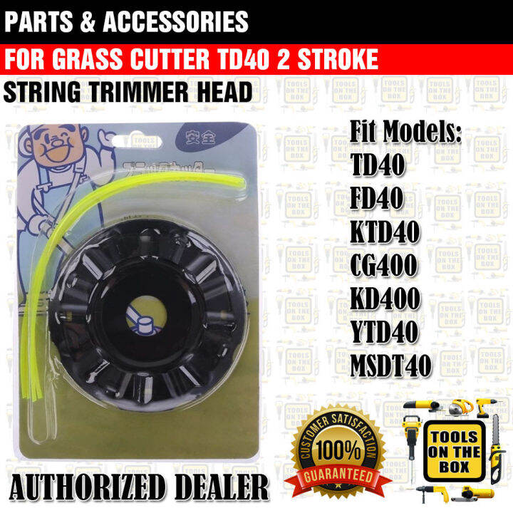 Grass Cutter String Trimmer Head W/Square Nylon (Tansi) Trimmer Liner ...