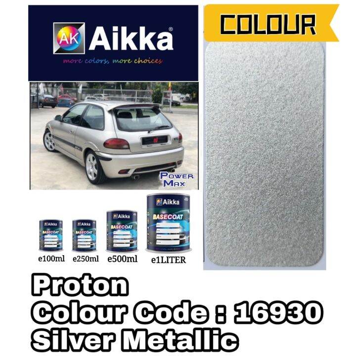 AIKKA PROTON 16930 METALLIC SILVER 2K CAR PAINT | Lazada