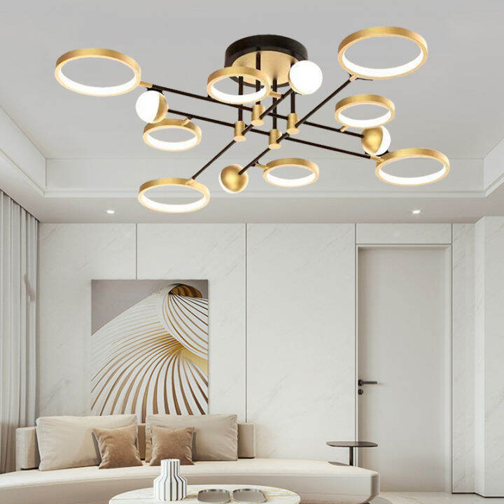 【L-One Lighting】 Modern Chandelier Living Room Light Ceiling Light ...