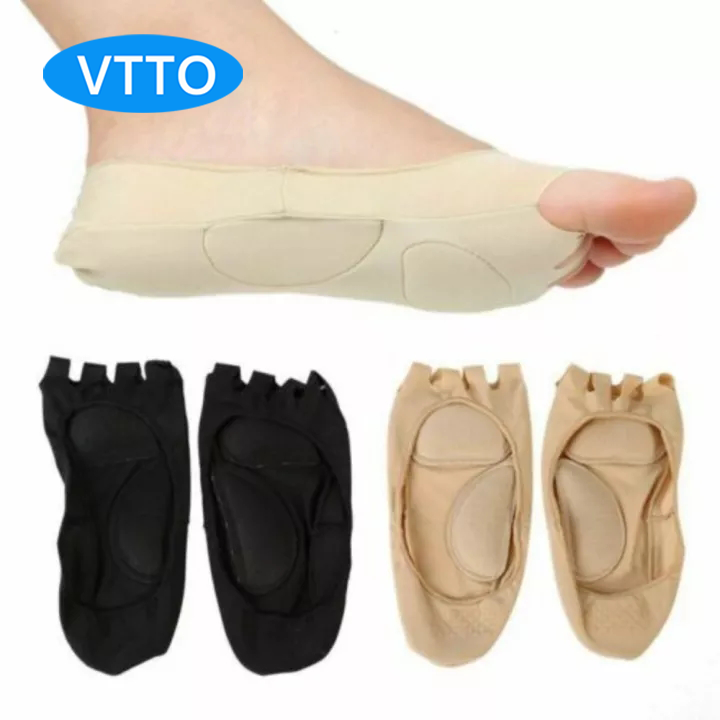VTTO 1คู่ Arch Support ถุงเท้าการบีบอัด Plantar Fasciitis Heel Massager ...
