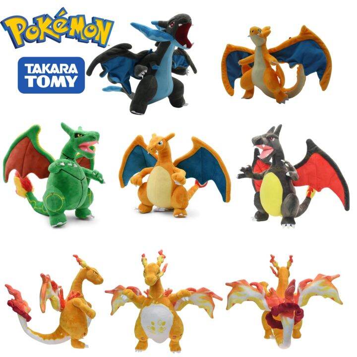 Anime Figures Charizard Pokemon Plush Doll Mega Evolution X Y Charizard ...