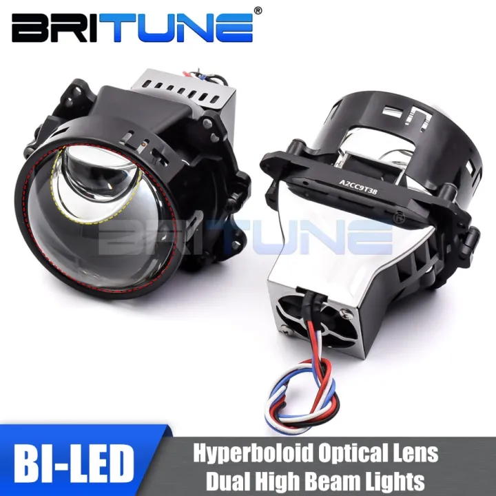 Bi Led Lenses For Headlights Hyperboloid Retrofit Projector Car Lens 3 ...