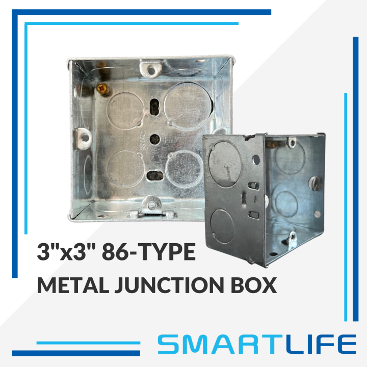 3"x3" 86-Type Metal Junction Box / Utility Box | Lazada PH