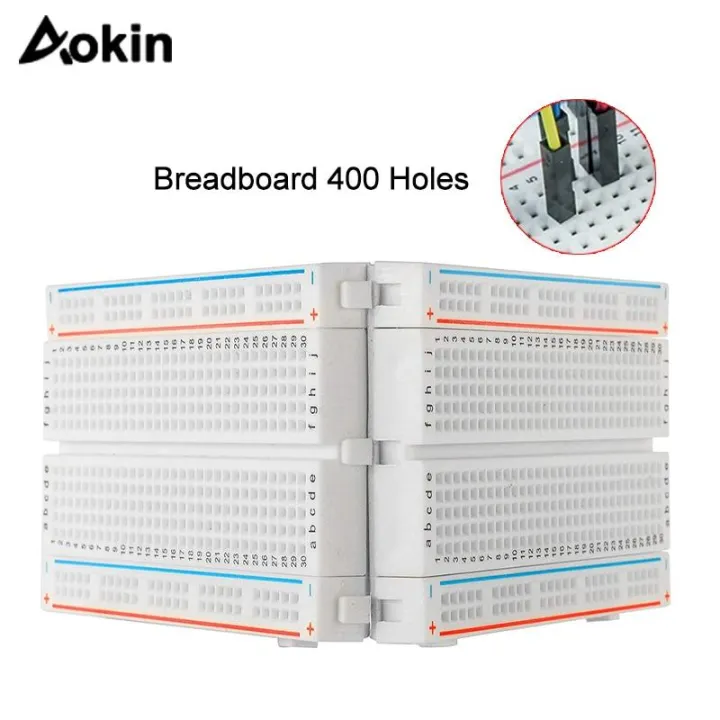400 holes/tie points Breadboard Solderless Prototype PCB Board 400 Pin ...