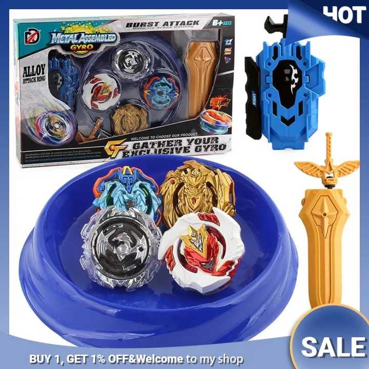 4PCS SET BEYBLADE BURST B168 26A Longinus .Ds' 3A Starter With Launcher ...