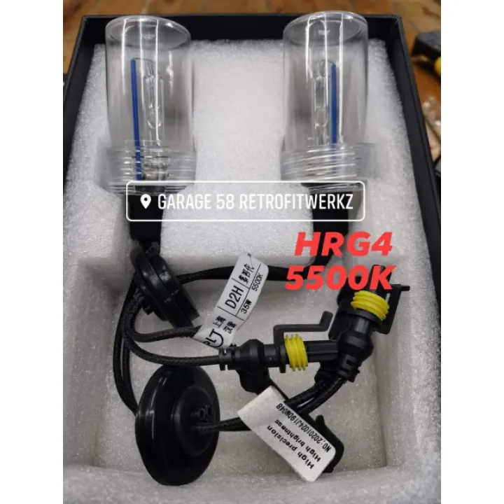 2 pieces HeartRay Gen4 D2H 5500kelvin /6500kelvin bulbs upgrade | Lazada PH