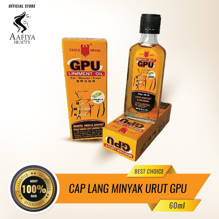 AUROMATHERAPY GPU Cap Lang - 60ML | Lazada