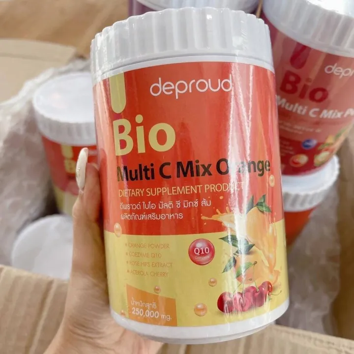 ราคาต่อกระปุก วิตามินซีสด ดีพราว ไบโอวิตซีสด DEPROUD BIO MULTI C MIX ...
