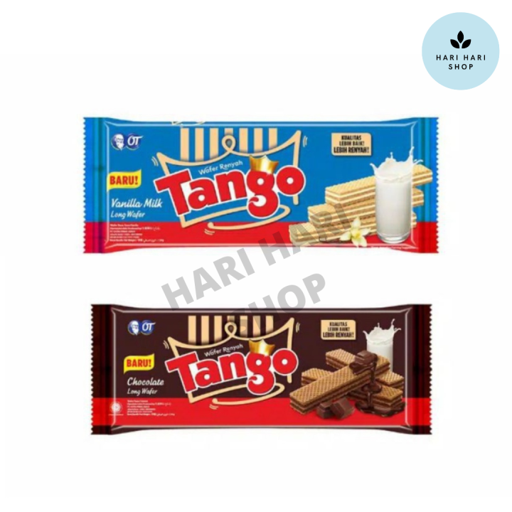 【Halal】Tango Long Wafer Chocolate/Vanilla Milk 47g/pack | Lazada