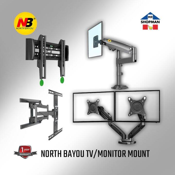 【COD】yu068406678 North Bayou Monitor / TV Mount Wall Mount Bracket NB ...