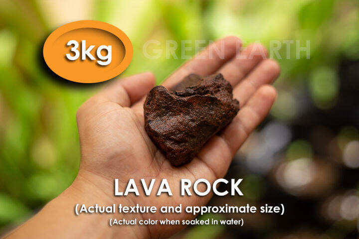 GREEN EARTH/ LAVA ROCKS Large (3 Kilos). Decorative stones/ rocks. Used ...
