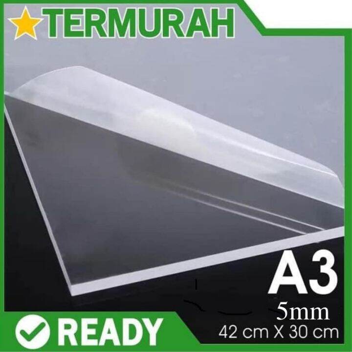 Akrilik Lembaran 5mm Bening Ukuran A3 | Lazada Indonesia