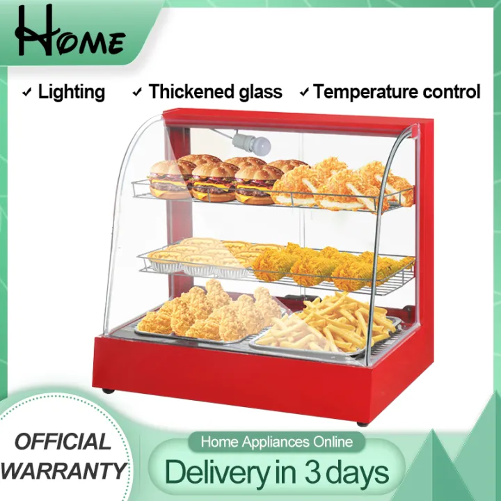 HOME Constant temperature cabinet heating display counter fried chicken ...