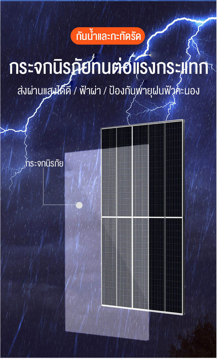 PPD แผงโซล่าเซลล์ Mono 600W แผงโซล่า Mono 600วัตต์ แผงพลังงานแสงอาทิตย์ ...