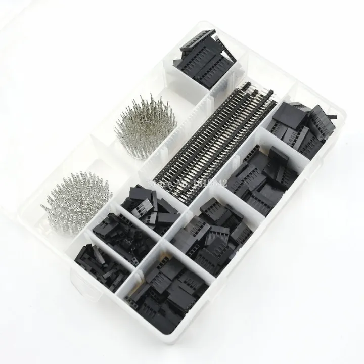 1550PCS/Set 2.54mm Dupont Connector Kit PCB Headers Male Female Pins ...