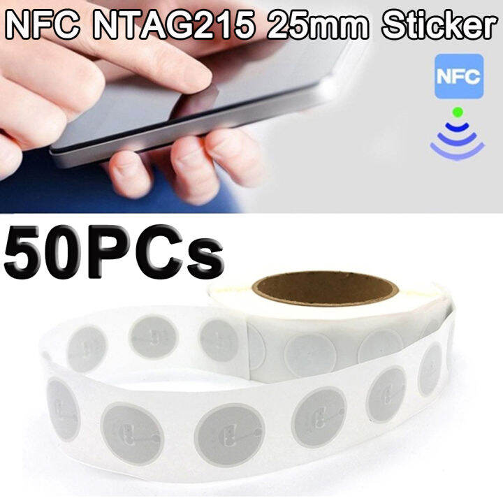 บัตร RFID NFC แบบ NTAG215 NFC 215 TAG High Performance Stickers Lables ...