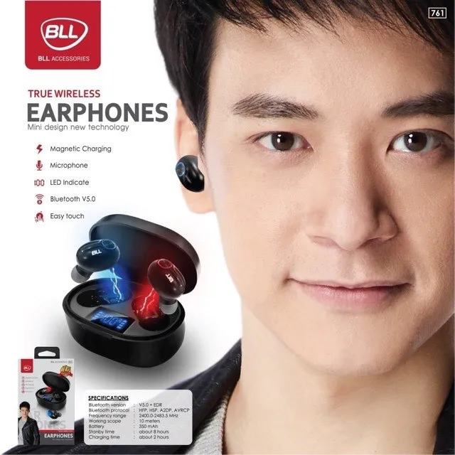 BLL หูฟังบลูทูธไร้สาย True Wireless รุ่น BLL761 เสียงคุณภาพ เบสหนัก มี ...