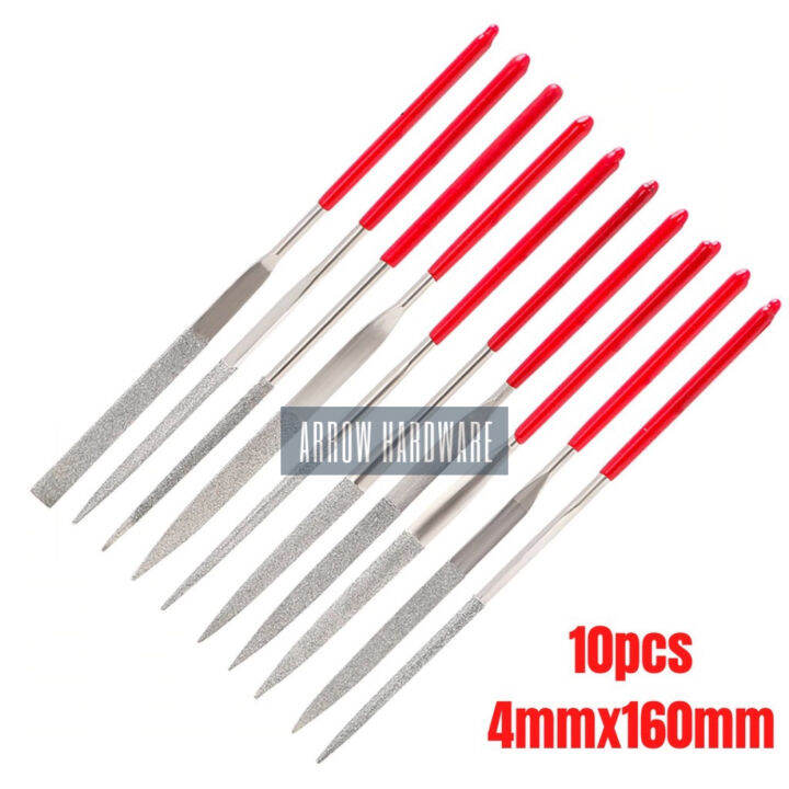 10pcs Diamond Needle wood carving hand file set | Lazada PH