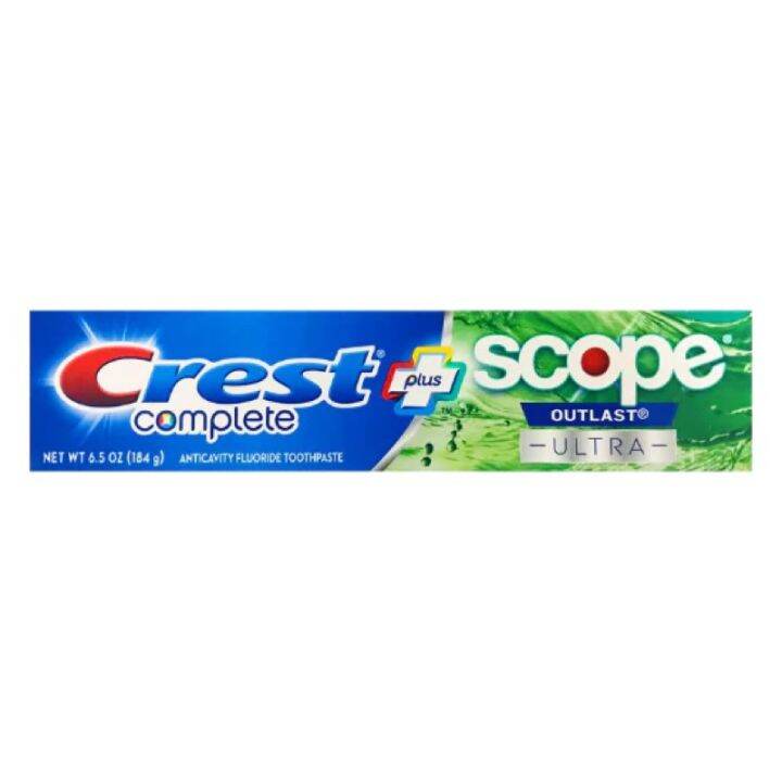 Crest Complete Plus Scope Outlast Ultra Toothpaste 184g | Lazada PH