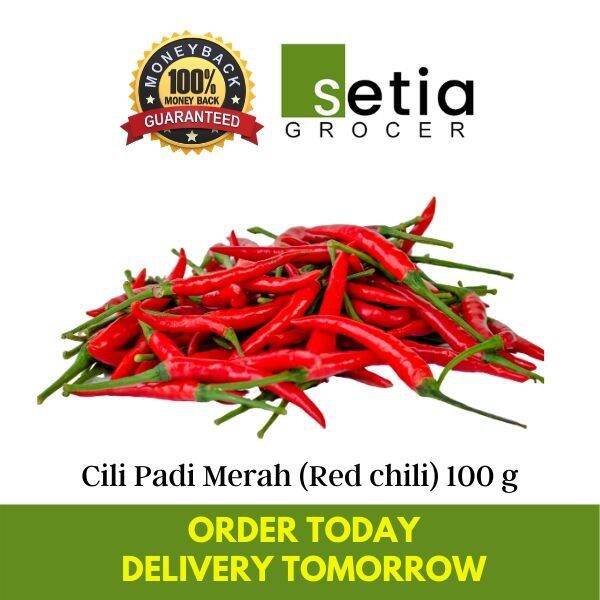 Cili Padi Merah/Red Chili 100g | Lazada