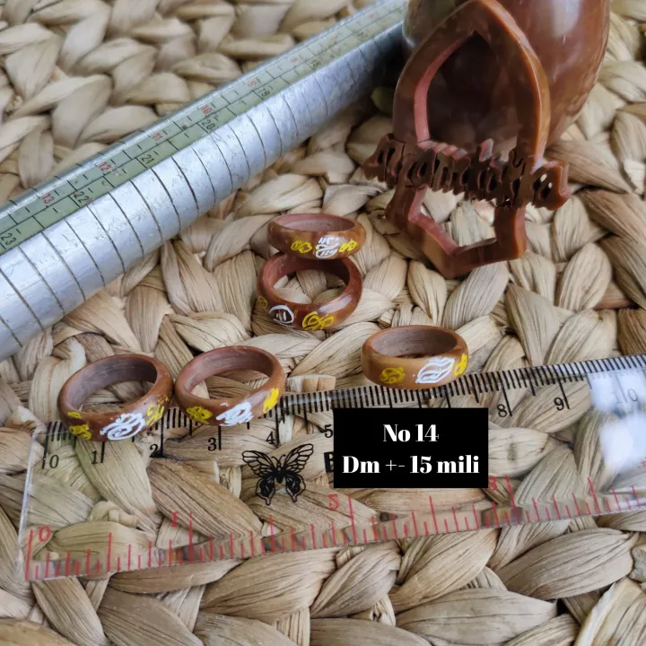 Cincin wafak coklat ukuran 14 kokka kaokah | Lazada Indonesia