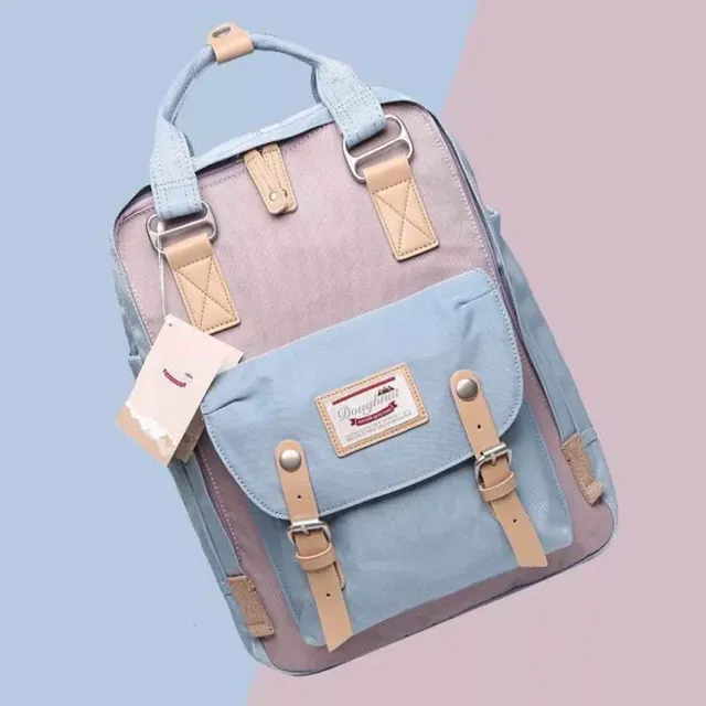Doughnut Macaroon Backpack / Lilac x Light Blue / Classic & Mini ...