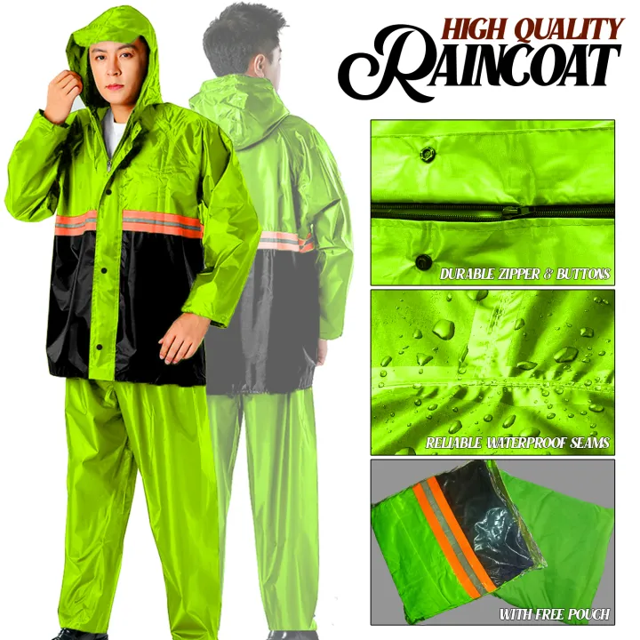 HIGH QUALITY RAINCOAT, KAPOTE, VULCANIZED STITCHES WITH BAG (MAKAPAL ...