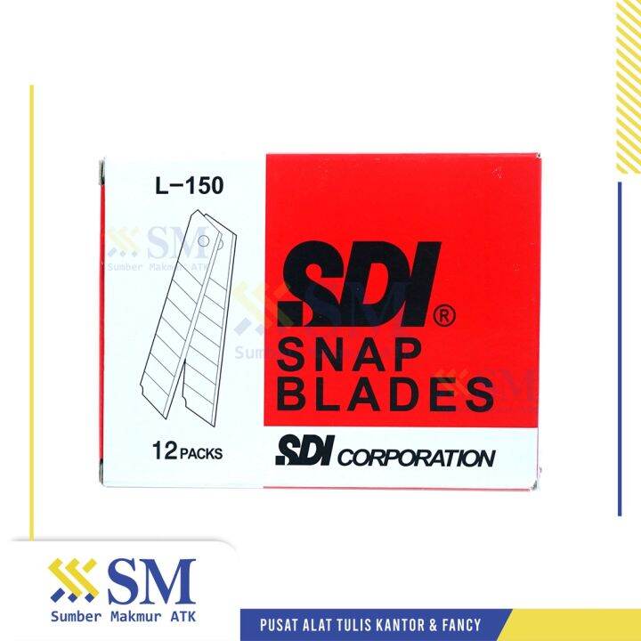 (1 TUBE/5 PCS) ISI CUTTER SDI L-150 | Lazada Indonesia