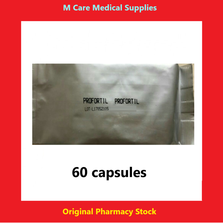 PROFORTIL (60 Capsules )- Improvement of sperm quality & quantity | Lazada