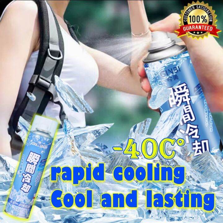 300ml Aio Cooling Spray/Air Cooler/1 second aircool coolers for room rapid cooling of indoor and ...
