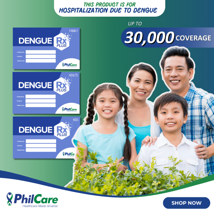PhilCare - Dengue Rx Plus (Prepaid health card / Health card / Health ...