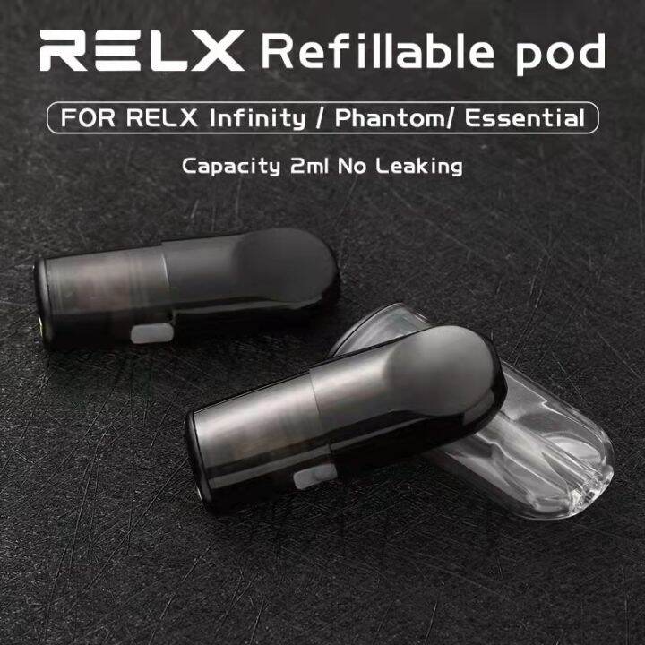 RELX Infinity/RELX Phantom Refillable Pods Empty Pods /2ML No Leakage ...