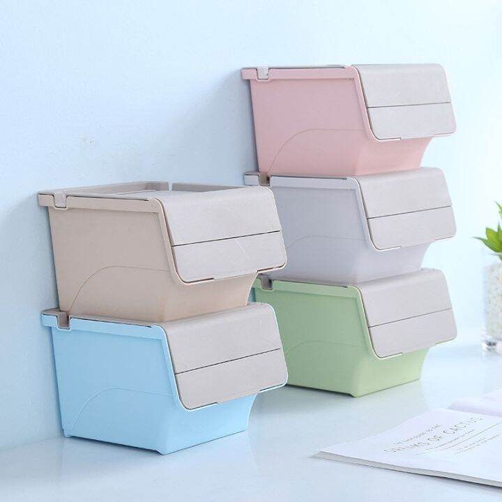Desktop storage box simple flip - top storage cabinet student files ...
