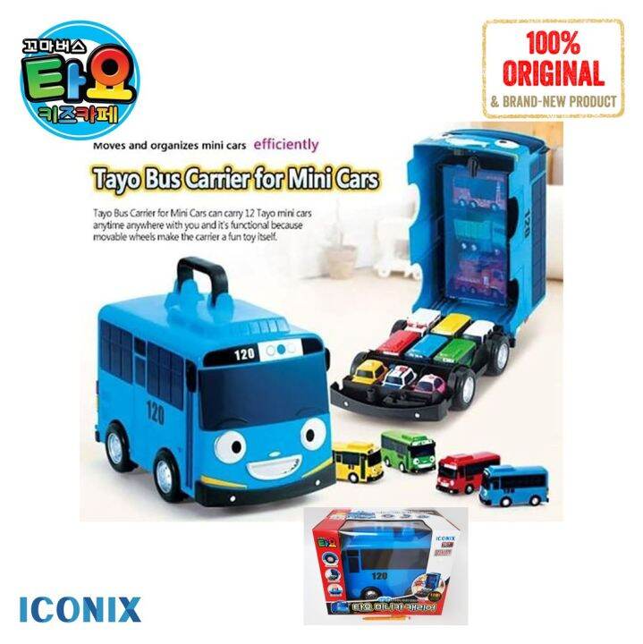 Iconix Tayo The Little Bus Tayo Minicar Carrier Storage Car TYT115001 ...